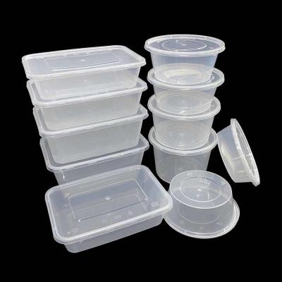 Cina PP Disposable Packing Bento Box, Freezer Microwavable Plastic Container With Lid Eco Food Packaging Boxes Biodegradable in vendita