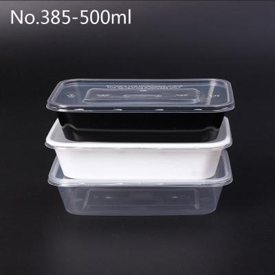 Cina PP Disposable Packing Bento Box, Freezer Microwavable Plastic Container With Lid Eco Food Packaging Boxes Biodegradable in vendita
