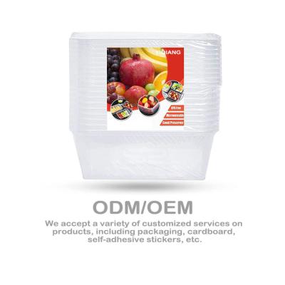 Cina PP Disposable Packing Bento Box, Freezer Microwavable Plastic Container With Lid Eco Food Packaging Boxes Biodegradable in vendita