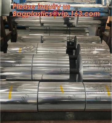 Cina 8011 Aluminum Foil Roll 250mm 18mic 300mm 7mic 8011 Aluminum Foil Jumbo Roll Household 8011 Aluminium Foil in vendita