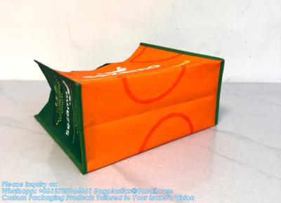 Cina Pubblicità Borsa Tote Logo personalizzato Grande capacità Borsa Tote laminata Rpet Borsa da shopping di moda Eco-friendly Cartone animato Non tessuto Borsa da shopping leggera Borsa da spesa laminata Rept Tote in vendita
