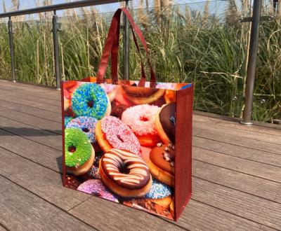 Cina Hot Sale Logo personalizzato Dimensione stampata Eco-friendly riciclabile riutilizzabile Grocery Portable REPT Bag all'ingrosso economico Eco pp riutilizzabile sacchetto da shopping non tessuto Oem Custom Gift Tote promozionale in vendita