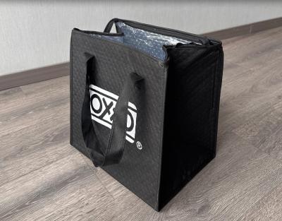 Cina Sacchetto isolante da portare fuori Logo personalizzato Grande congelatore pesante Ristorante isolato riscaldato Sacchetto da consegna alimentare extra grande in vendita
