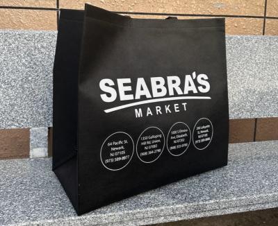 Cina Borse per la spesa in tessuto riciclabile non tessuto Borse per lo shopping con logo Bolse ecologiche Pubblicità Imballaggio regalo Utilizzare modello Lettera tipo in vendita