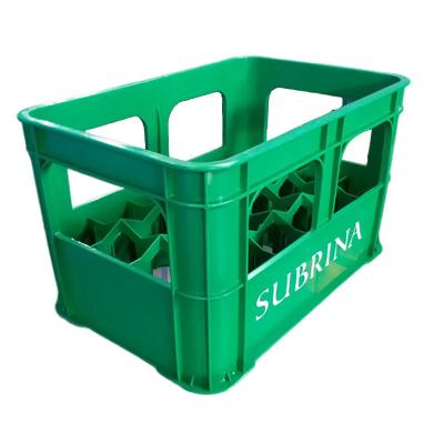 China Stackable Beer Bottles Plastic Crates 12/24 Bottles Plastic Beer Crate 12 Bottles Crate Stackable Plastic Storage Box Beer Crate Beer Crate for sale