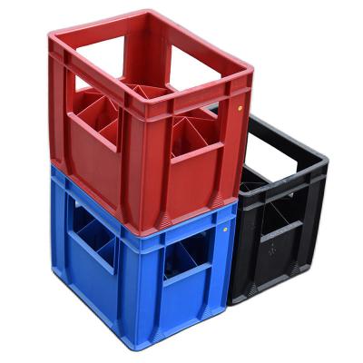China Stackable Beer Bottles Plastic Crates 12/24 Bottles Plastic Beer Crate 12 Bottles Crate Stackable Plastic Storage Box Beer Crate Beer Crate for sale