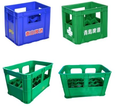 China Stackable Beer Bottles Plastic Crates 12/24 Bottles Plastic Beer Crate 12 Bottles Crate Stackable Plastic Storage Box Beer Crate Beer Crate for sale