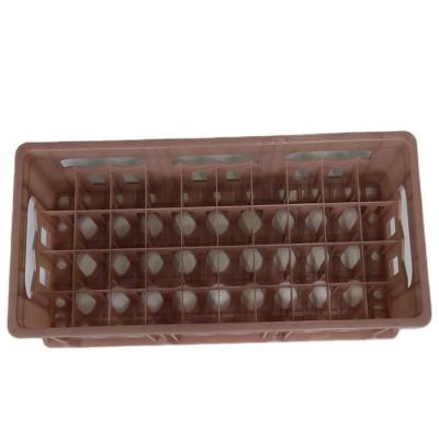 China 40 Bottle Extra Large Milk Crate Heavy Duty Dairy Crate Milk Bottles Crates Wine Bottles Crates Plastic Beer Carrier/Holder and Stackable Container for sale
