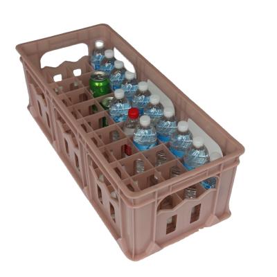 China 40 Bottle Extra Large Milk Crate Heavy Duty Dairy Crate Milk Bottles Crates Wine Bottles Crates Plastic Beer Carrier/Holder and Stackable Container for sale
