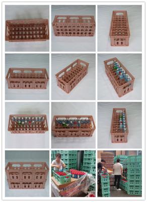 China 40 Bottle Extra Large Milk Crate Heavy Duty Dairy Crate Milk Bottles Crates Wine Bottles Crates Plastic Beer Carrier/Holder and Stackable Container for sale