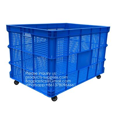 rectangular plastic basket