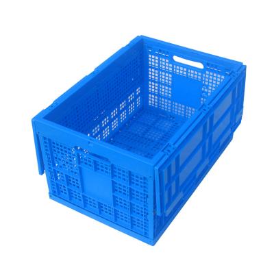 China Bulk Totes Plastic Crate Reusable Collapsible Crate Plastic Container Compact When Folded Crate for Convenient Storage for sale