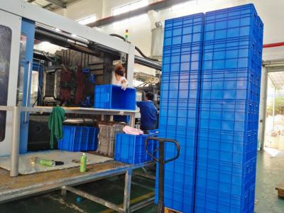 Cina Euro Stacking Box Euro Standard Container in plastica solida Cassa di carico pesante Soluzione di stoccaggio di parti industriali auto pieghevoli in vendita