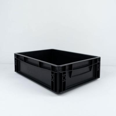 중국 튼튼한 내구성을 갖춘 견고한 박스 크레이트 적재 가능한 플라스틱 물류 크레이트 유로 보관함 유로 표준 운송용 플라스틱 물류 박스 | 중량물 적재용 적재 가능한 견고한 크레이트 판매용