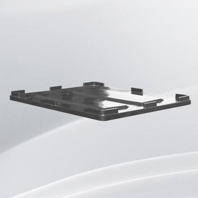 China Big Plastic Crates Heavy Duty Bulk Storage Containers Large Collapsible Pallet Box Recyclable Bulk Cargo Storage Foldable Pallet Box Industrial Commercial Stackable Plastic Pallet Box for sale