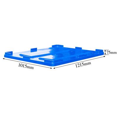 China Big Plastic Crates Heavy Duty Bulk Storage Containers Large Collapsible Pallet Box Recyclable Bulk Cargo Storage Foldable Pallet Box Industrial Commercial Stackable Plastic Pallet Box for sale