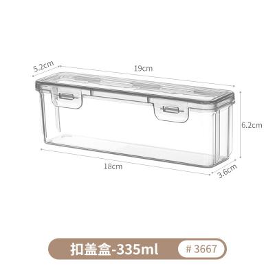 China Sustainable Household Simple Large-Capacity Translucent Sticky Note Flip Storage Box Square Card Accessories Stationery Desktop Storage Box With Lid for sale