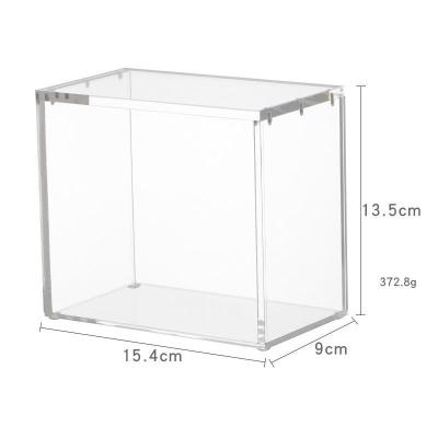 China Find Similar Icon Clear Acrylic Display Case For Collectibles Self Assembly Acrylic Display Box Action Figure Protective Case Dustproof Protection for sale