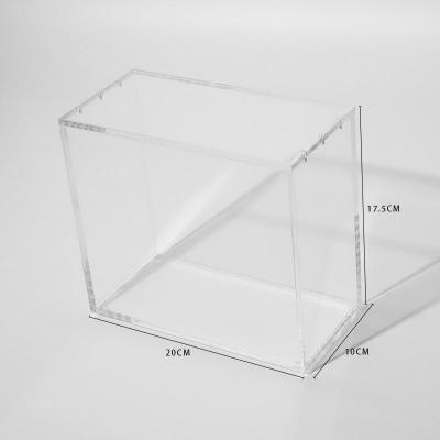 China Find Similar Icon Clear Acrylic Display Case For Collectibles Self Assembly Acrylic Display Box Action Figure Protective Case Dustproof Protection for sale