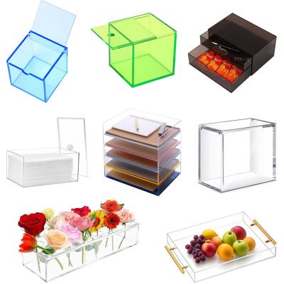 China Find Similar Icon Clear Acrylic Display Case For Collectibles Self Assembly Acrylic Display Box Action Figure Protective Case Dustproof Protection for sale