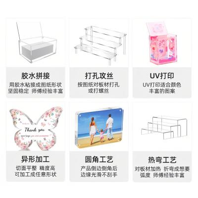 China Find Similar Icon Clear Acrylic Display Case For Collectibles Self Assembly Acrylic Display Box Action Figure Protective Case Dustproof Protection for sale