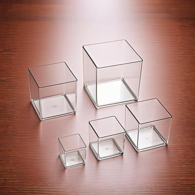 China Find Similar Icon Clear Acrylic Display Case For Collectibles Self Assembly Acrylic Display Box Action Figure Protective Case Dustproof Protection for sale