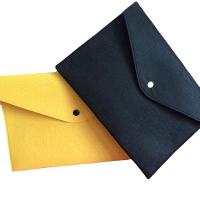 China File Folders- Felt Folder Expanding File Folder Paper Envelope A4 Folders With Lanyard Felt file bag simple office data file bag storage bag storage bag student stationery bag folder for sale