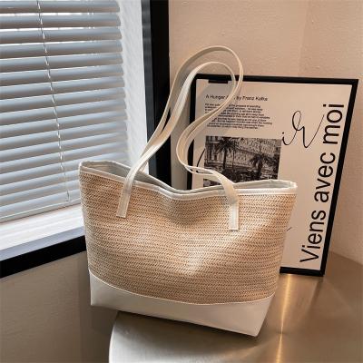 China Raffia Crochet Straw Bags, Straw Bag, Crochet Bag,  Mesh Beach Bag, Crochet Purse, Raffia Tote Women Bag, Raffia Bag,  Crochet Tote, Straw Tote Bag, Handmade Bag, Summer Bag, Beach Bag, for sale