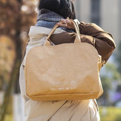 China Washable Tyvek Kraft Paper Shopping Bag Print On Demand High Quality Products Accept Customization Dupont Paper Tote Bag Unique Design Suit Your Preferences for sale