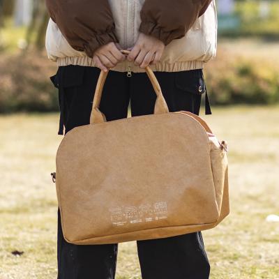 China Washable Tyvek Kraft Paper Shopping Bag Print On Demand High Quality Products Accept Customization Dupont Paper Tote Bag Unique Design Suit Your Preferences for sale