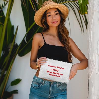 China zipper bag, ziplock bag, zipper purse, High Quality Products Print On Demand Custom Fashionable Exquisite Large-Capacity Paper Storage Bag Extremely Simple Portable for sale