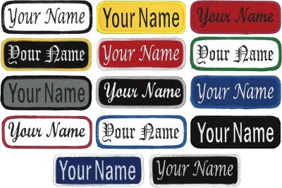 China Name Patches Uniform Patches Work Shirt Patches Embroidered Patches Custom Logo Patches  Embroidery Patches Woven Patches Woven Hat Patches Embroidered Clothes Patches Fashion Logo Patches for sale