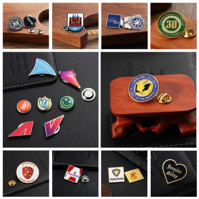 China Manufacturer Custom Fashion Pins Metal Logo Badges Brooch Hard Soft Enamel Pins Lapel Pins For Clothes Decorative Hard Enamel Badge Fashion Jersey Decorative Lapel Pins for Clothes for sale