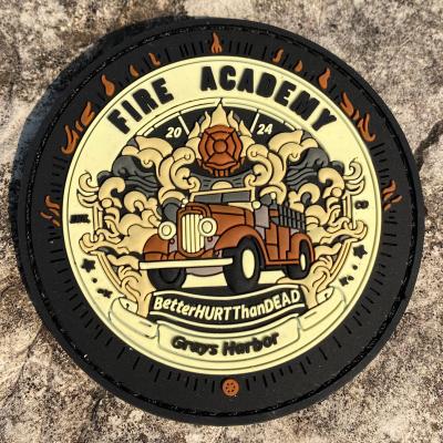 China Tactical Patch, Morale Patch, EMT Patch, Funny Patches, Rubber Patches Manufacturer Custom Soft Rubber Embossed Patch Hook And Loop PVC Patches For Clothing for sale