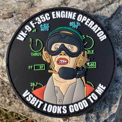 China Tactical Patch, Morale Patch, EMT Patch, Funny Patches, Rubber Patches Manufacturer Custom Soft Rubber Embossed Patch Hook And Loop PVC Patches For Clothing for sale