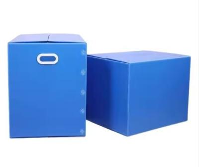 China Customizable PP Plastic Storage Box Multi-Size Foldable Moving Organization Boxes 4mm Thickness Cut Processed To Order for sale