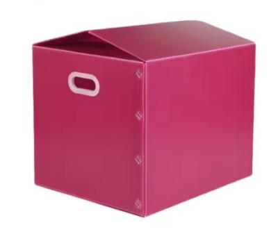 China Manufacturers Anti Static PP Hollow Plate Turnover Box Foldable Carton Type Corrugated Poly Packaging Storage Box 5mm Thick PP Plastic Moving Boxes Space-Saving Design Cutting Processing for sale