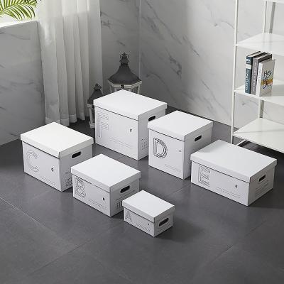 China Moving Boxes With Reinforced Handle And Lids, Kitchen Moving Boxes with Reinforced Handle Lid Packing Supplies for Dishes and Glassware STOR/File Medium-Duty File Storage Boxes, FastFold for sale