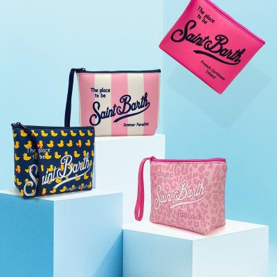 Cina Aggiornamento borse per la toilette da viaggio per donne, pacchetto-4 diverse dimensioni borse per il trucco con manico, grande capacità borse traslucide impermeabili per il viaggio borse cosmetiche borsa comestic in vendita