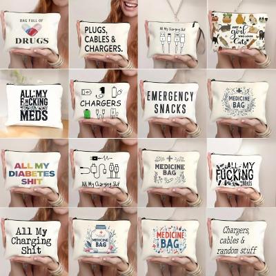 Cina Borsa portautensili con cerniera, custodia portautensili premium, organizer multiuso per attrezzi con cerniera in metallo e moschettone per attrezzi, cancelleria, astuccio per matite in vendita