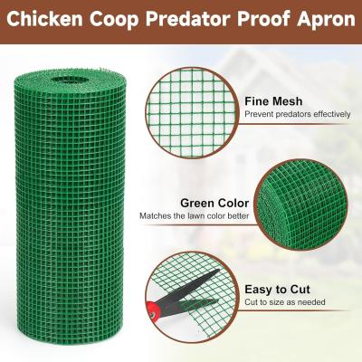 China Chicken Coop Predator Proof Apron,Chicken Wire Bottom Predators Resistant,Fence Netting Barrier For Chicken Coop for sale