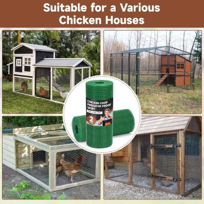 China Chicken Coop Predator Proof Apron,Chicken Wire Bottom Predators Resistant,Fence Netting Barrier For Chicken Coop for sale