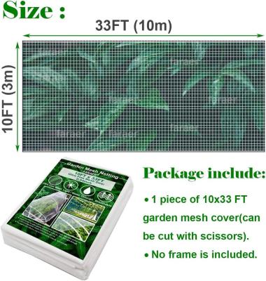 China Garden Netting, Plant Covers 10x33Ft Net Ultra Fine Mesh Protection Netting For Vegetable Plants Fruits Flowers Crops Greenhouse Row Cover Raised Bed Barrier Screen Protection Net Cover for sale