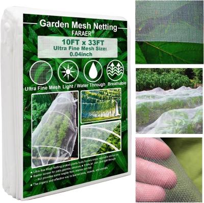 China Garden Netting, Plant Covers 10x33Ft Net Ultra Fine Mesh Protection Netting For Vegetable Plants Fruits Flowers Crops Greenhouse Row Cover Raised Bed Barrier Screen Protection Net Cover for sale