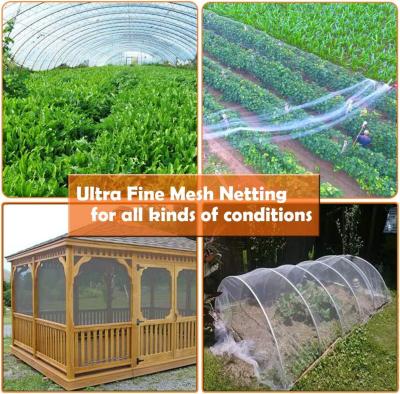 China Garden Netting, Plant Covers 10x33Ft Net Ultra Fine Mesh Protection Netting For Vegetable Plants Fruits Flowers Crops Greenhouse Row Cover Raised Bed Barrier Screen Protection Net Cover for sale