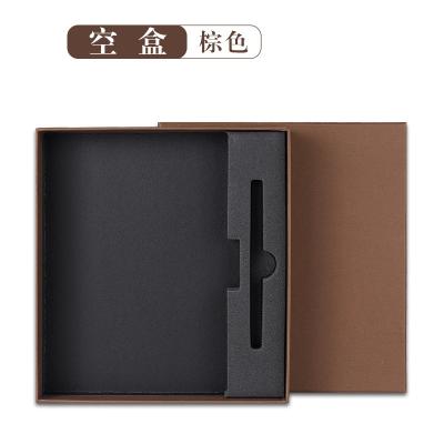 Cina Set regalo aziendale con penna e taccuino, set regalo di lusso con taccuino A5, 100 fogli, copertina in PU impermeabile con rilegatura termica, design piatto aperto e logo personalizzato in vendita