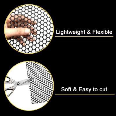 China Chicken Wire Fencing Mesh Plastic With Zip Ties, 1.3×10FT Garden Netting For Moss Poles, Plastic Chicken Wire For Poultry Rabbit Fencing,Crafts,DIY - Black for sale