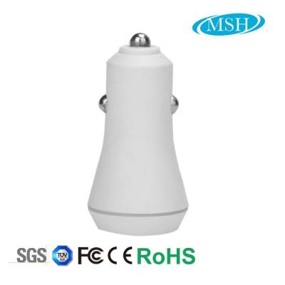 China Portable Dual Port Car Phone Charger , 2.1A / 2.4A Phone Car Charger for sale
