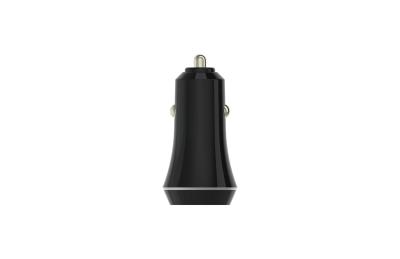 China 12-24V Input Cell Phone Car Charger , Portable Dual Port Micro USB Car Charger for sale