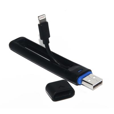 China CE  ROHS Mfi Iphone Charger Cable Lightning To USB 60mm Length Silicone Material for sale